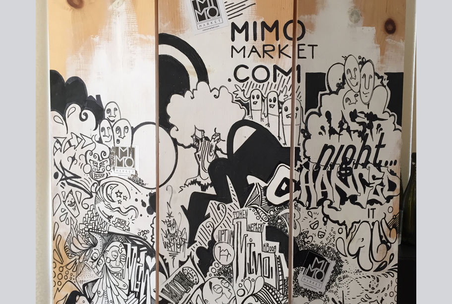 MIMO Market Live Drawing - Grafluxe