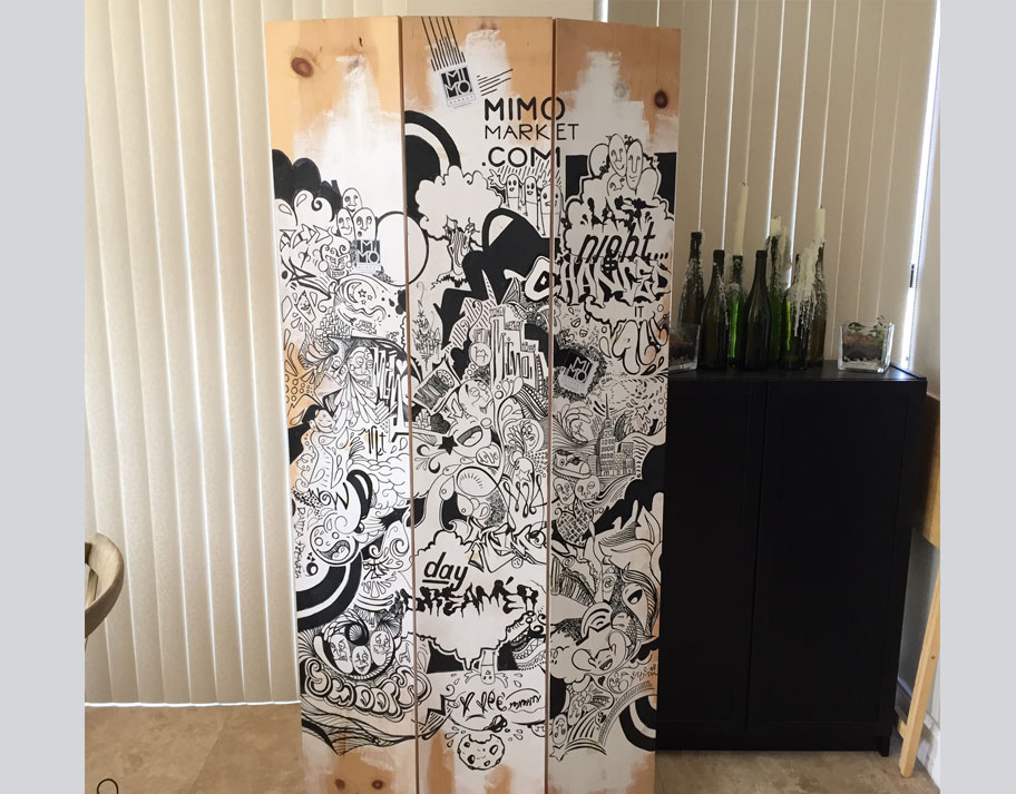 MIMO Market Live Drawing - Grafluxe